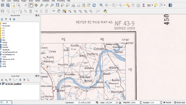 Georeferencing in QGIS